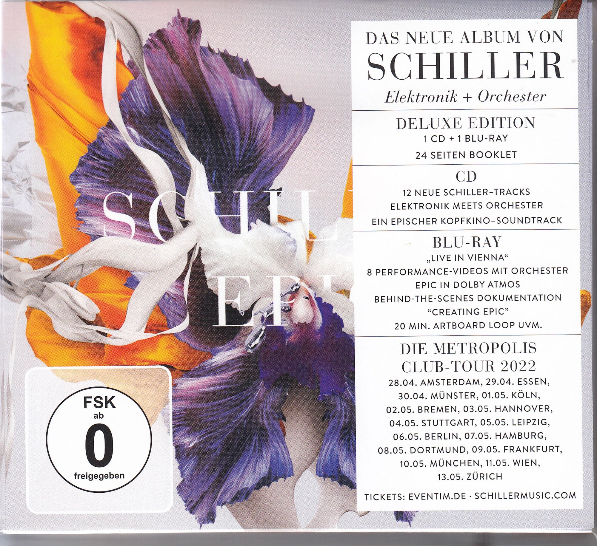 Schiller - Epic (2CD+BR) Deluxe Edition, 2021, Digipack Диск Музыкальный