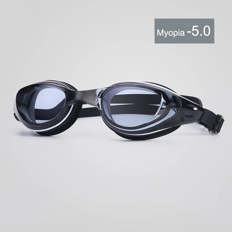 Водонепроницаемые очки для плавания при близорукости Clear Myopia -5.0