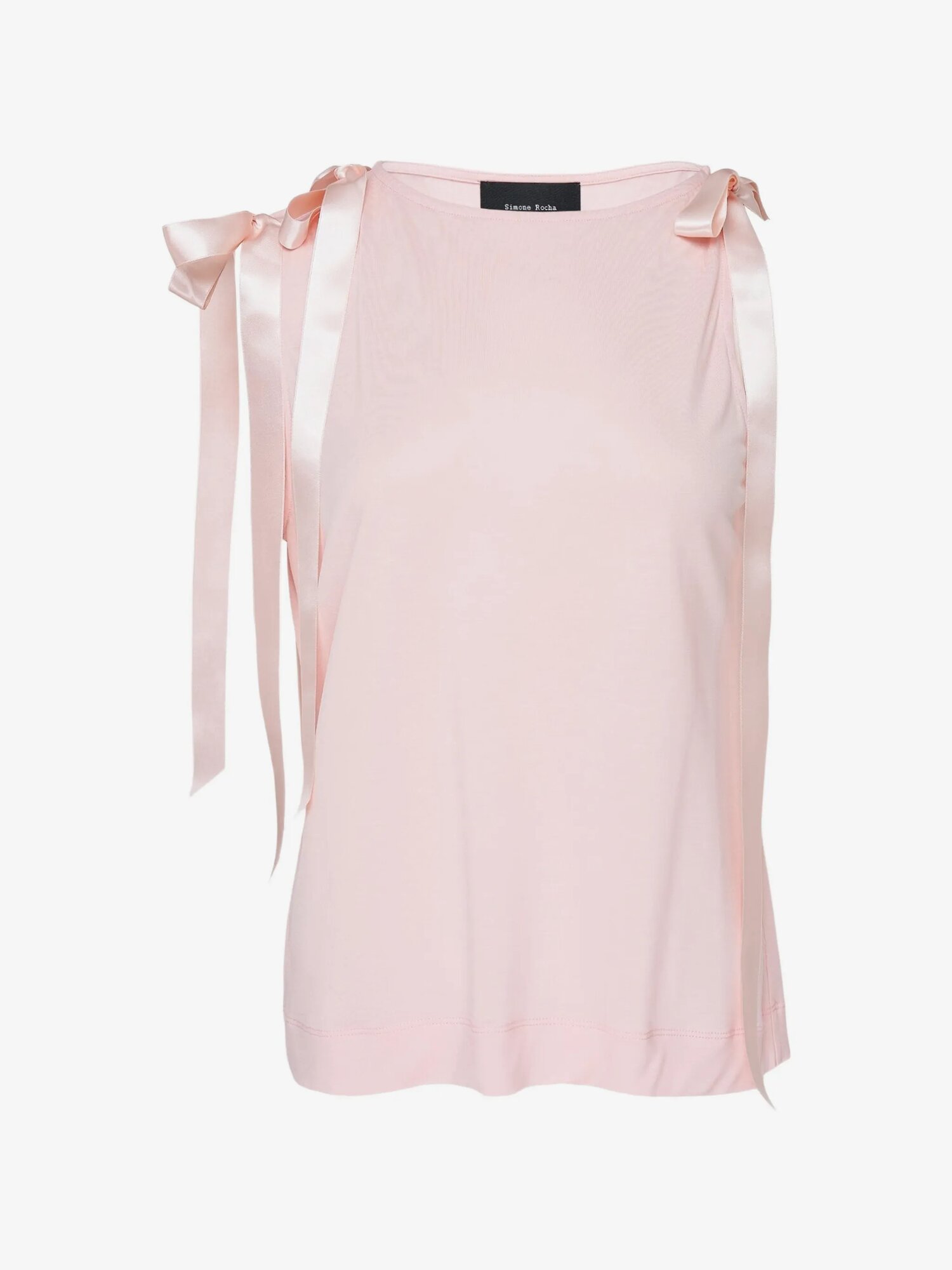 Топ Ribbon-detail sleeveless tank top
