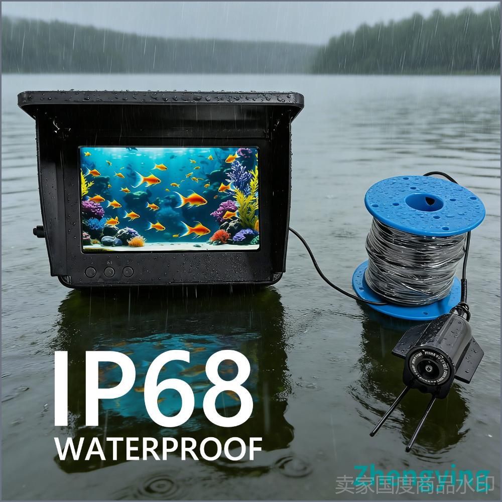 HD-камера 4,3 дюйма водонепроницаемая для подводной и зимней рыбалки
