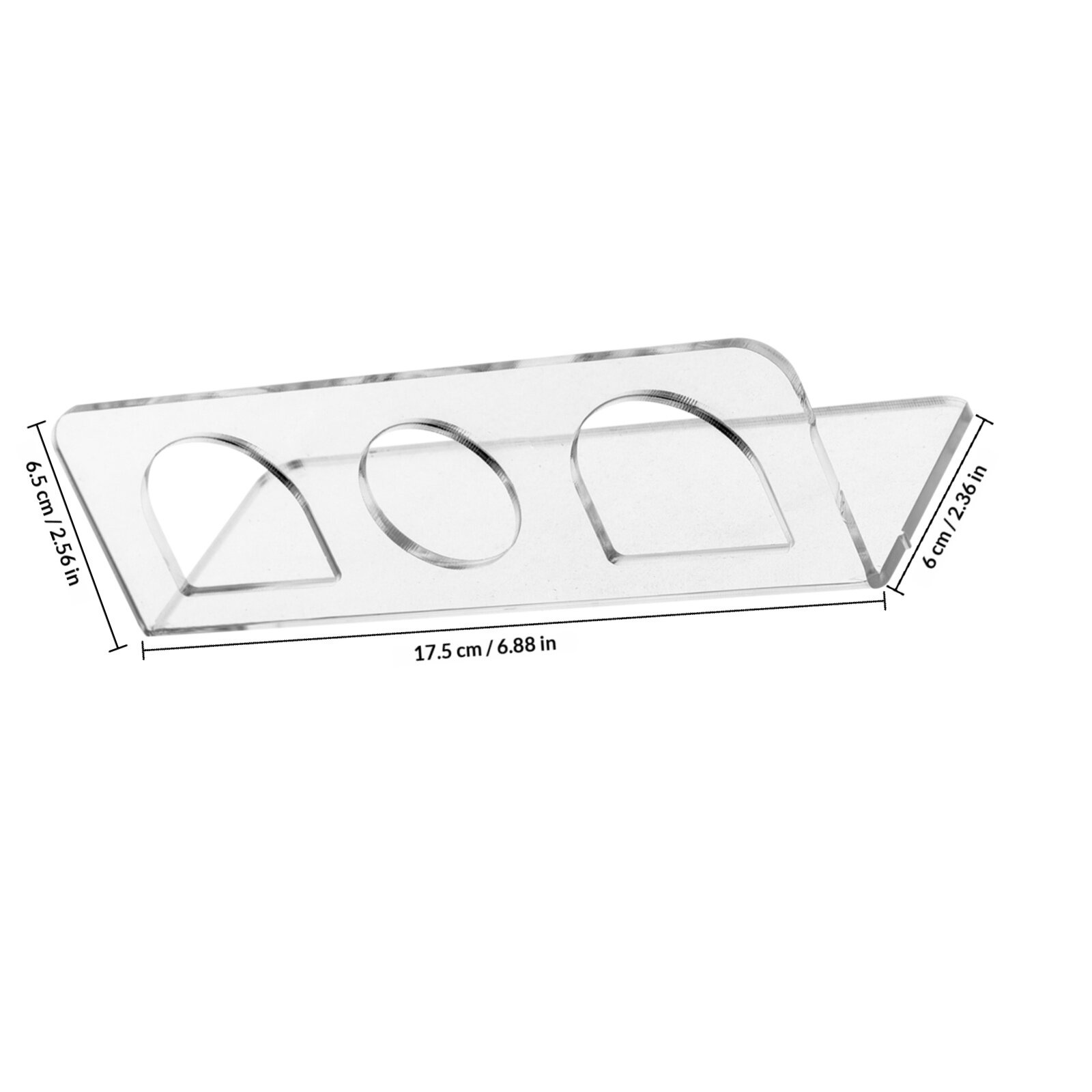 Держатель Для Волос Wall Mount Hair Tool Organizer Прозрачный 17.50X6.50X6.00Cm