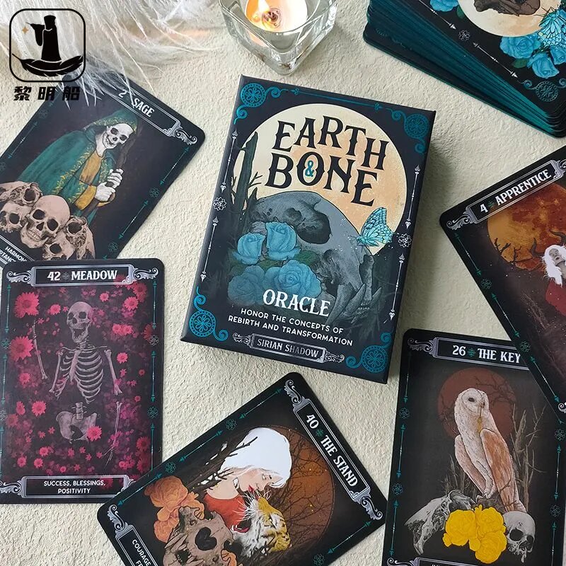 EARTH & BONE ORACLE Карты для гадания (английская версия) с инструкцией