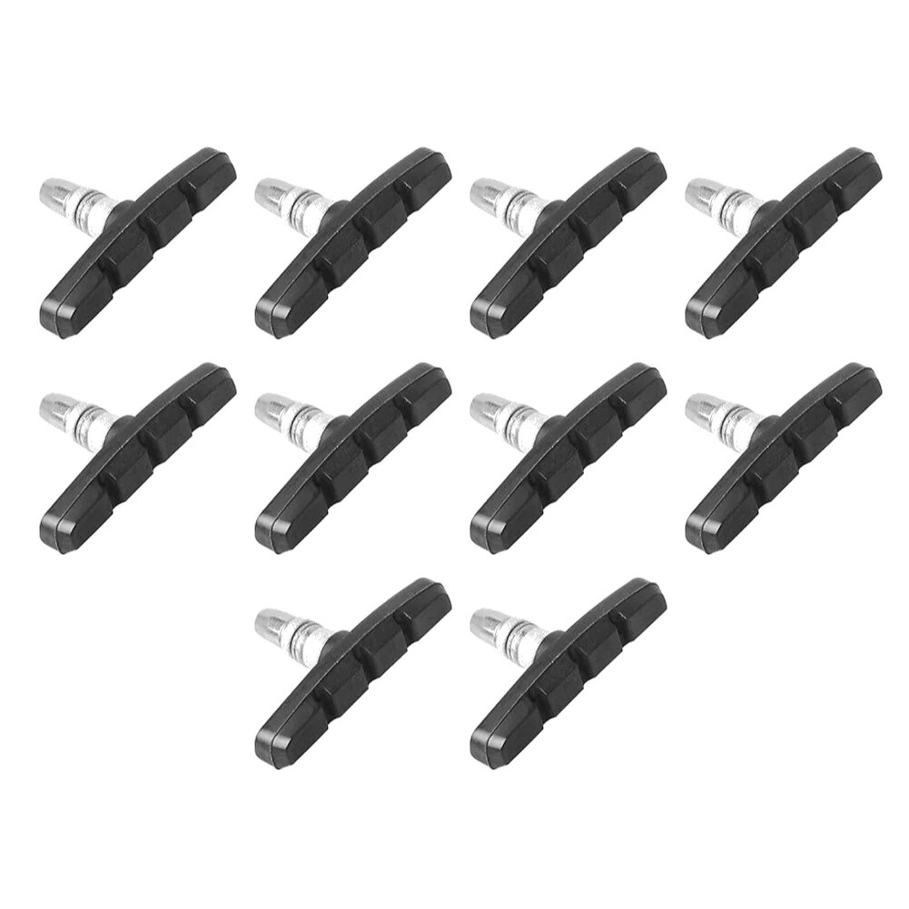 Тормозные колодки V-brake черные, 10 шт.