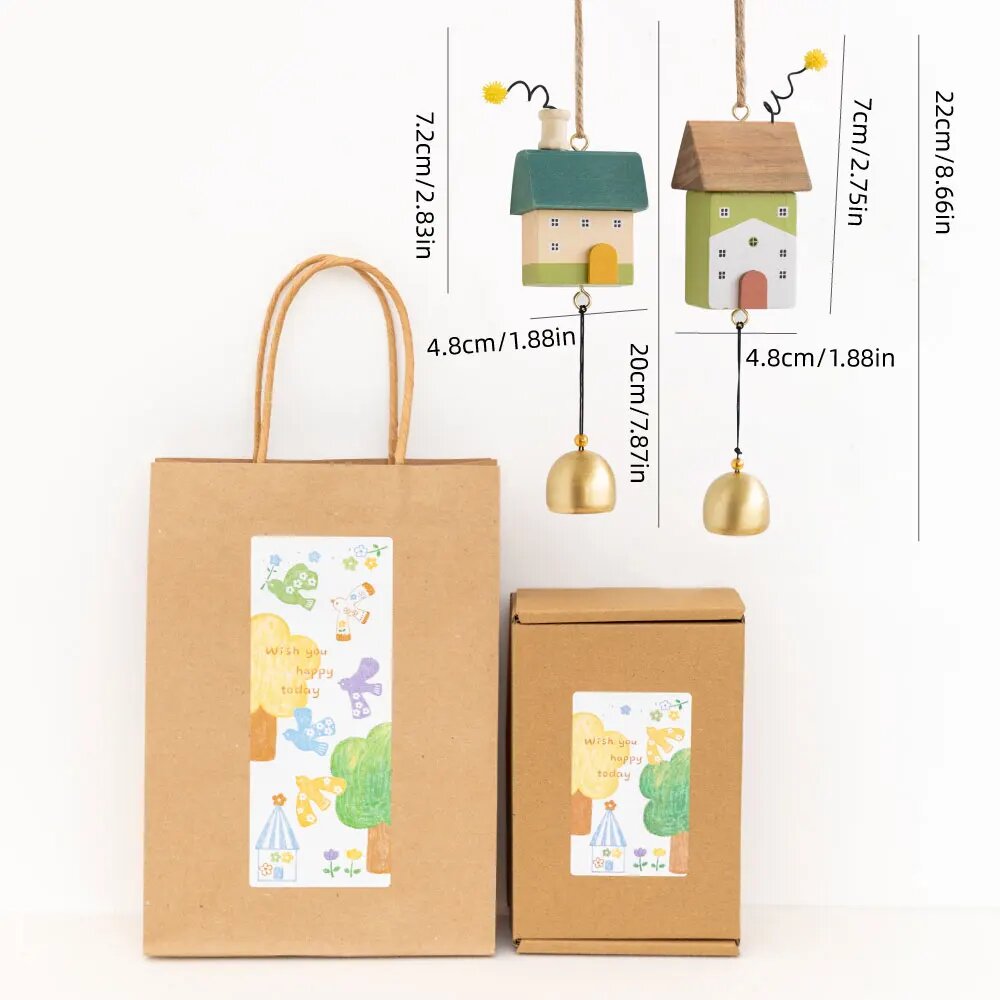 Деревянные колокольчики "Домик" Gift Box set A