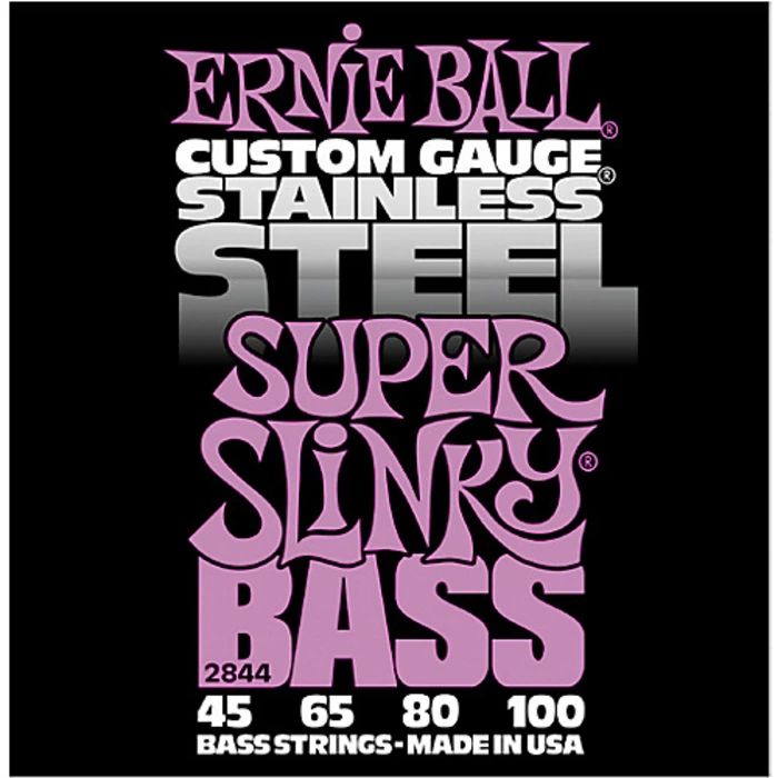 Ernie Ball 2844 Комплект струн для 4-струнной бас-гитары 45-100