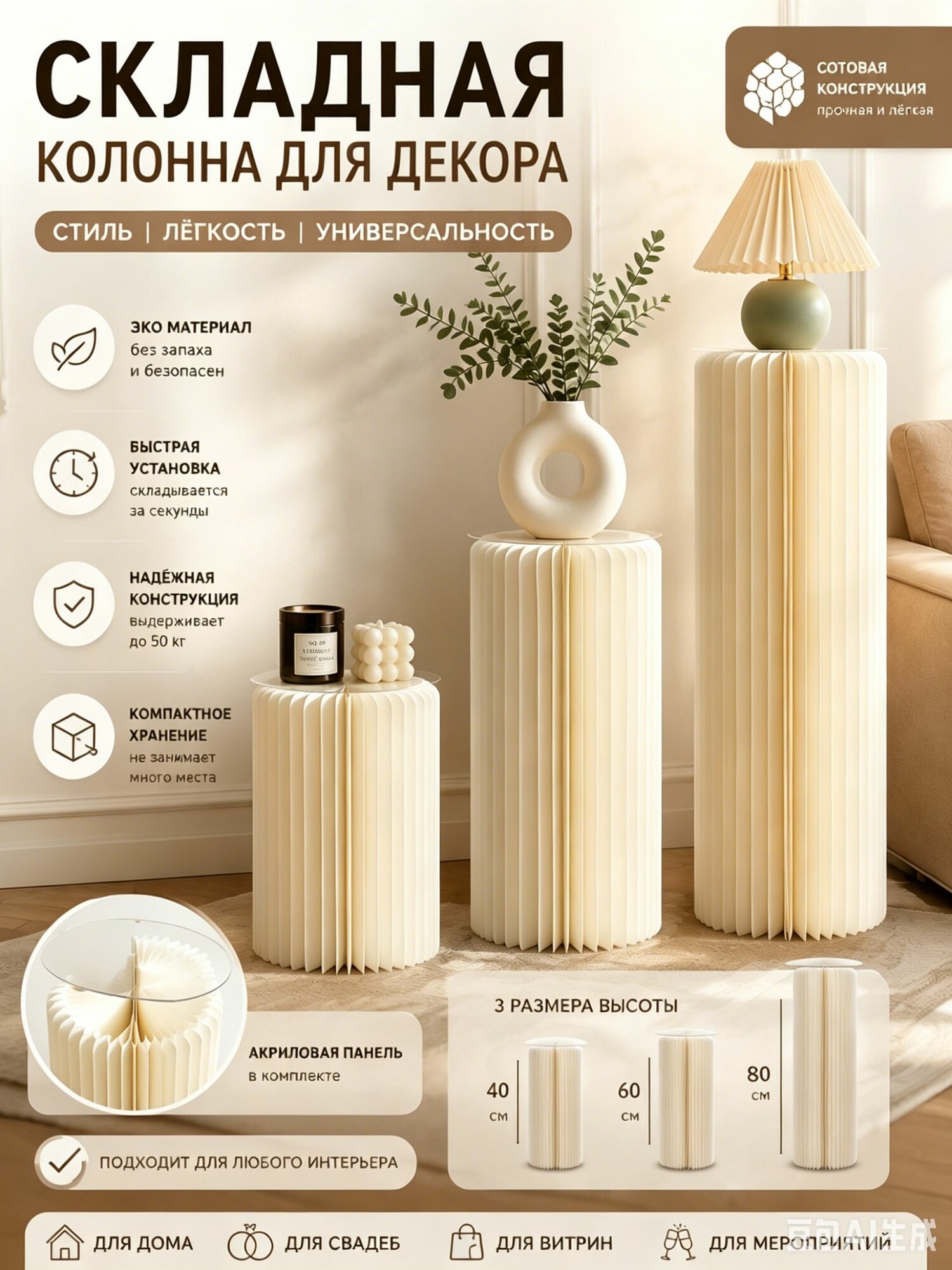 Декорация для праздника/набор для венчания