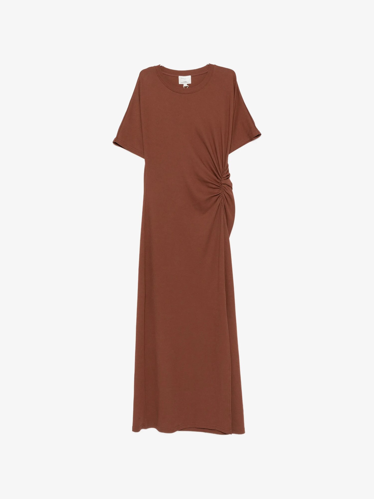 Платье Gathered-side slit-hem maxi dress