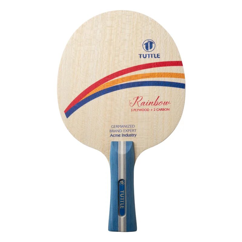 Ракетка для настольного тенниса TUTTLE Rainbow Carbon Long handle FL