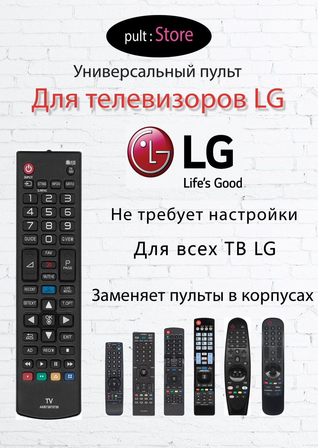 Пульт для телевизора LG