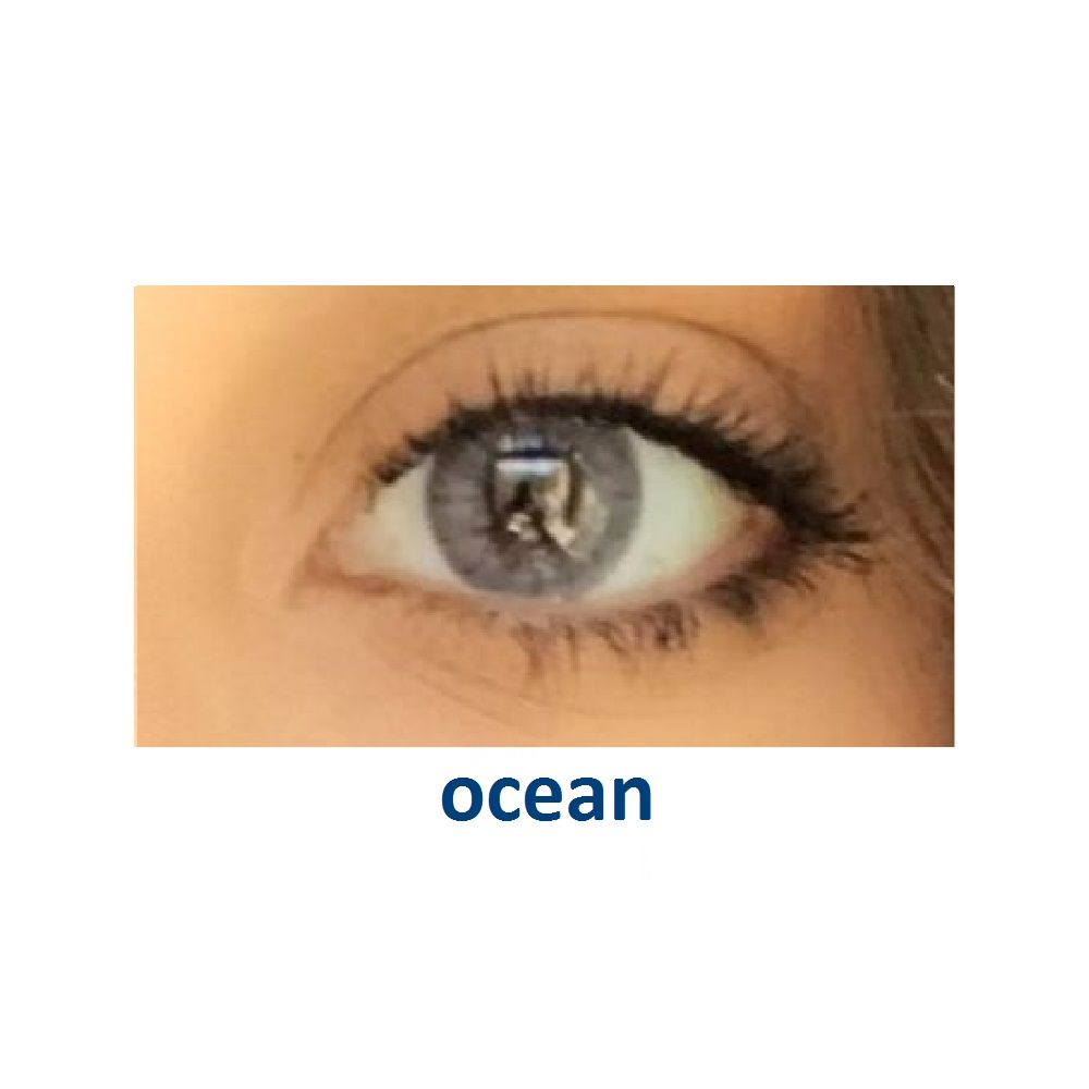Цветные линзы EYE FREE COLORS EDG, цвет: OCEAN, -1,5 (2 шт)