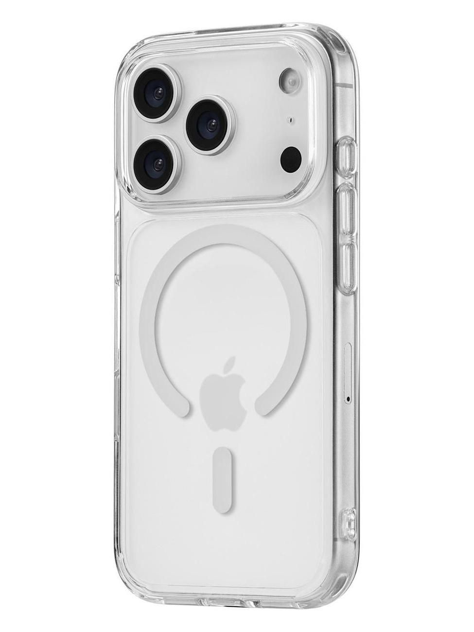 Чехол для смартфона, телефона uBear Real Mag Case для iPhone 17 Pro MagSafe прозрачный
