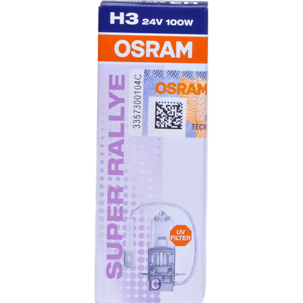 OSRAM H3 24V 100W Галогенная лампа для фар грузовиков и автобусов высокий и низкий свет отдельная упаковка Цвет：H3 100Вт