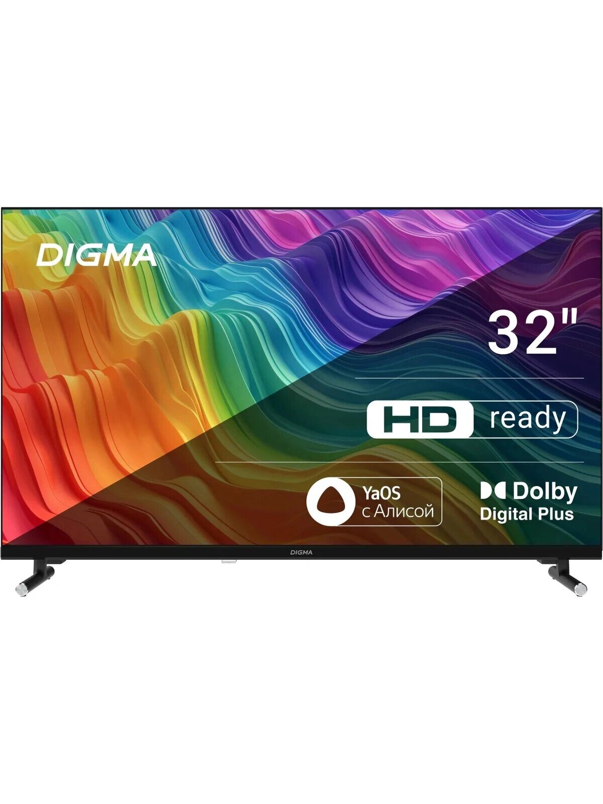 32" Телевизор Digma DM-LED32SBB33, FULL HD, черный