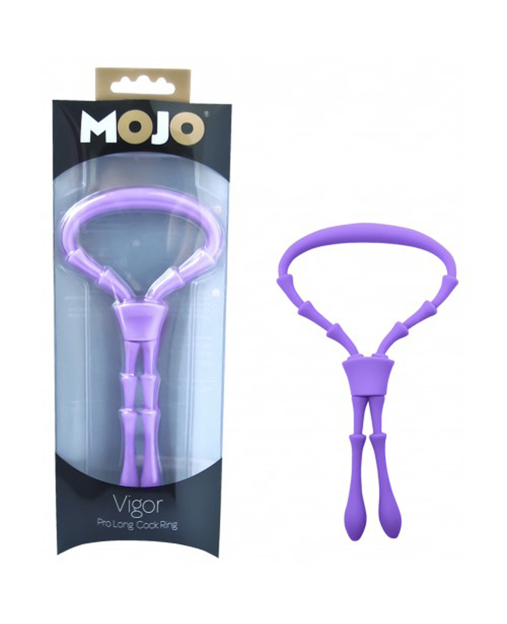Кольцо эрекционное тип лассо Mojo Vigor, сиреневое, F0099P9MPGAC