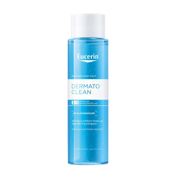 Вода мицеллярная для всех типов кожи 3 в 1 Hyaluron DermatoClean Eucerin/Эуцерин фл. 400мл