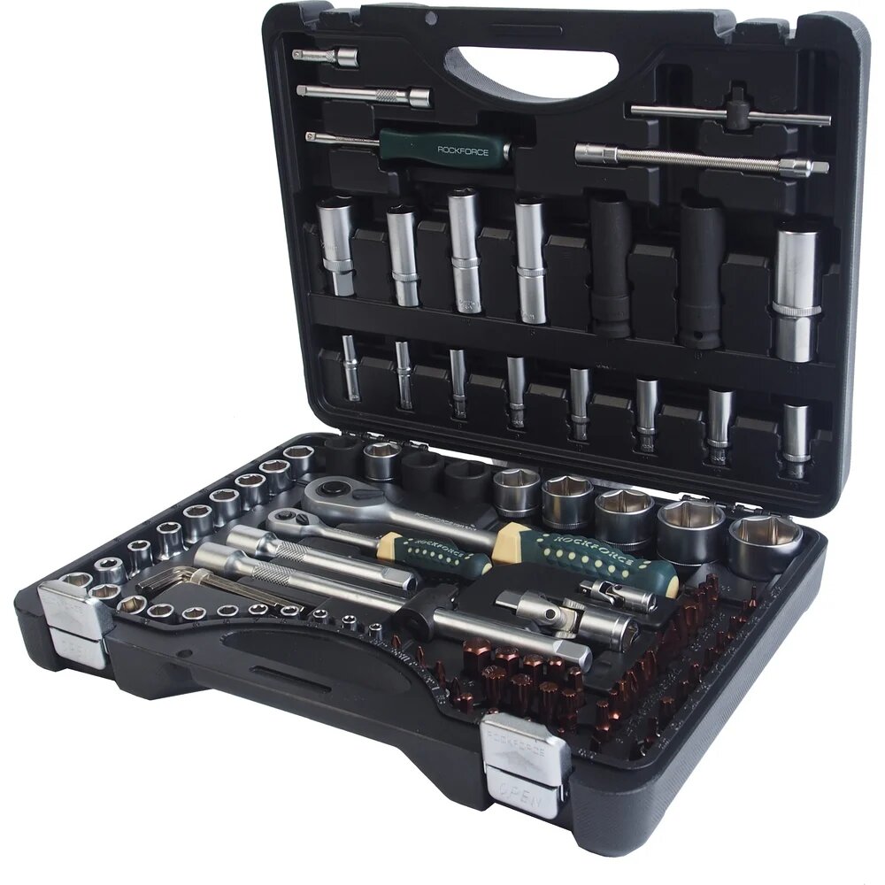 Rockforce Набор инструментов 94+6 предметов 1/2, 1/4 RF-4941-5-PREMIUM(26256)