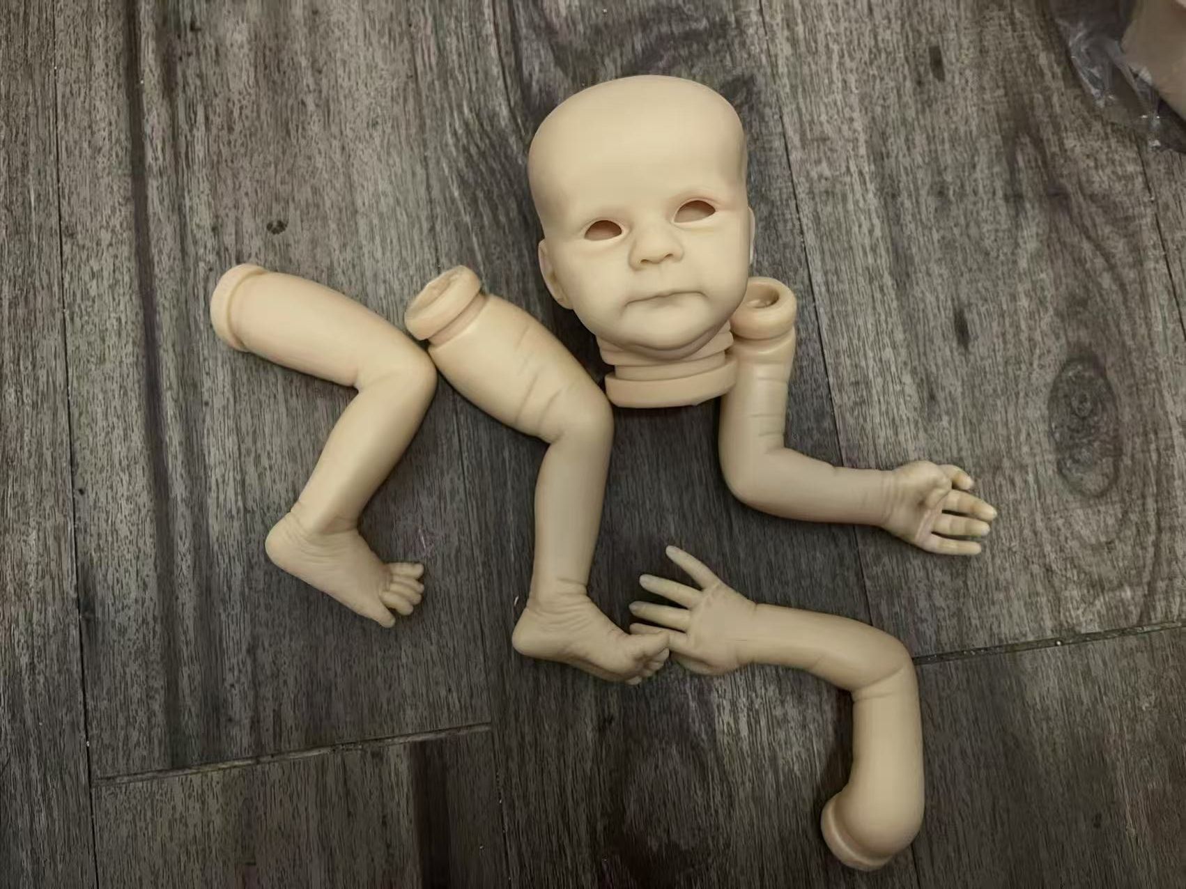 18-дюймовый незаконченный неокрашенный набор кукол-реборнов DIY Reborn Doll kit Ayla для новорожденных с тканевым корпусом