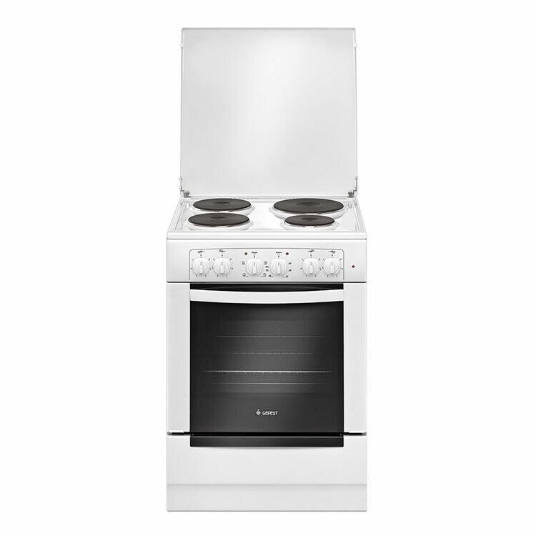 Электрическая плита Gefest Н Д 6140-01, 60x60 см, духовка 55л, цвет белый