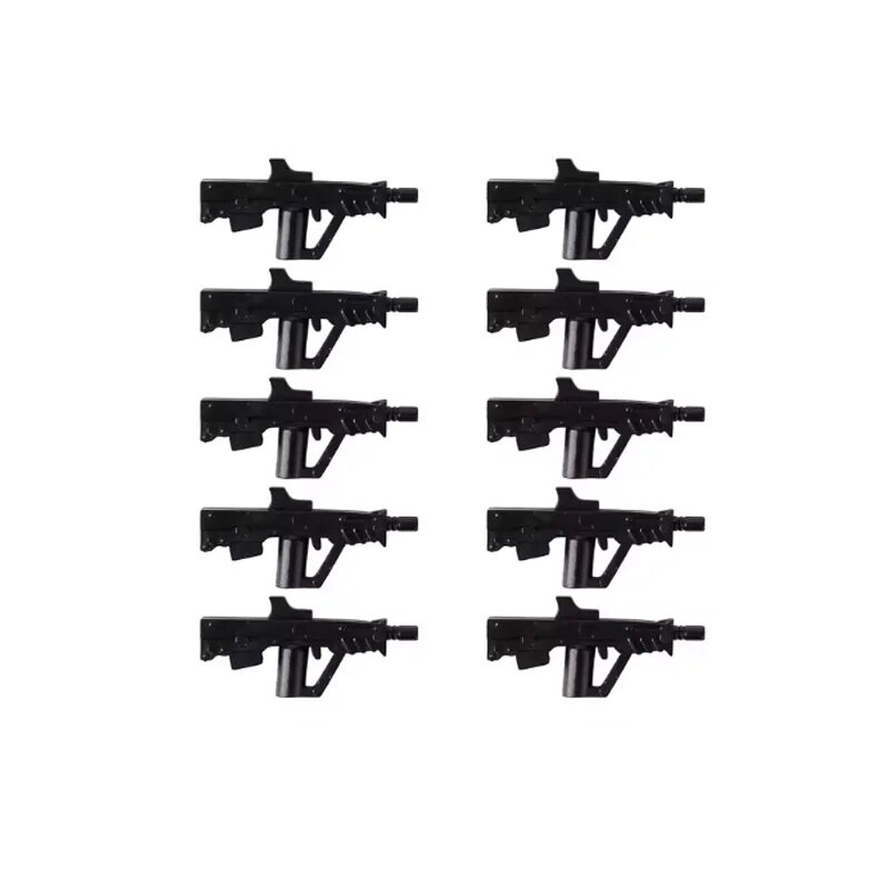 Черные военные блоки BRICKPANDA B24-11-6-10PCS