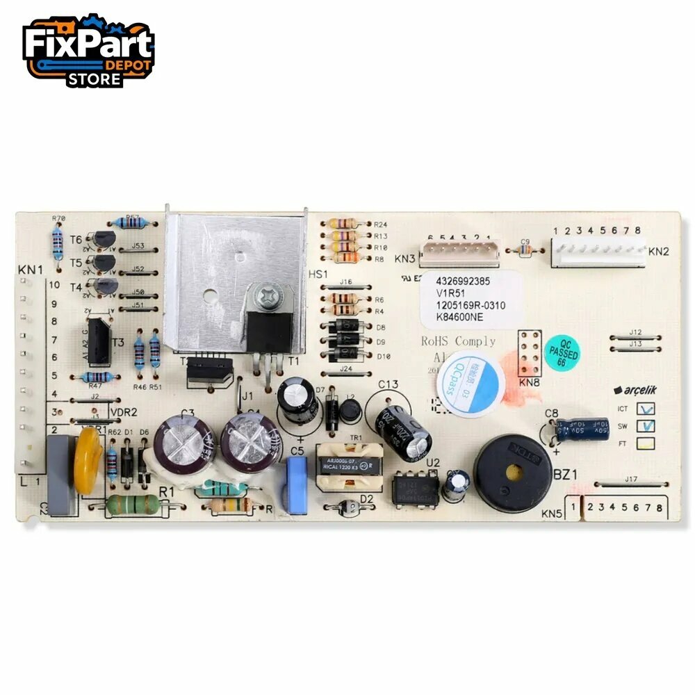 4326992385 Плата управления Блок питания PCB для холодильника Beko