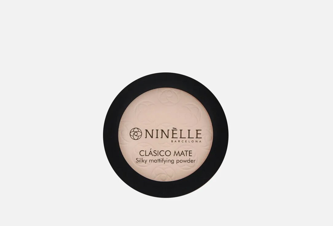 NINELLE CLASICO MATE Пудра легкая матовая для лица 8 г 201 / светлый бежевый