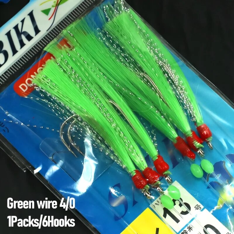 Сабики Green silk Size 4, 6 шт.