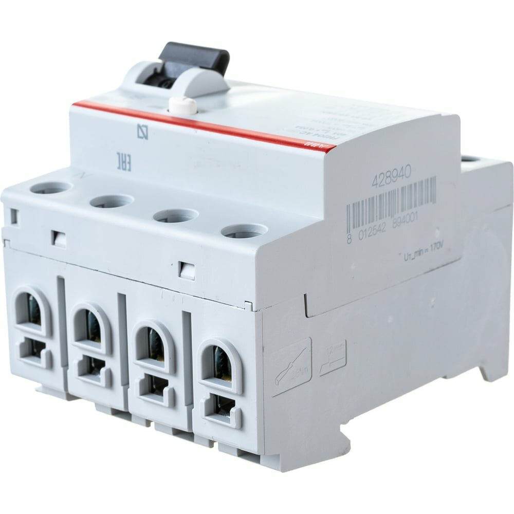 Выключатель диффиренциального тока ABB 4п 40A 30mA тип AC FH204 2CSF204002R1400