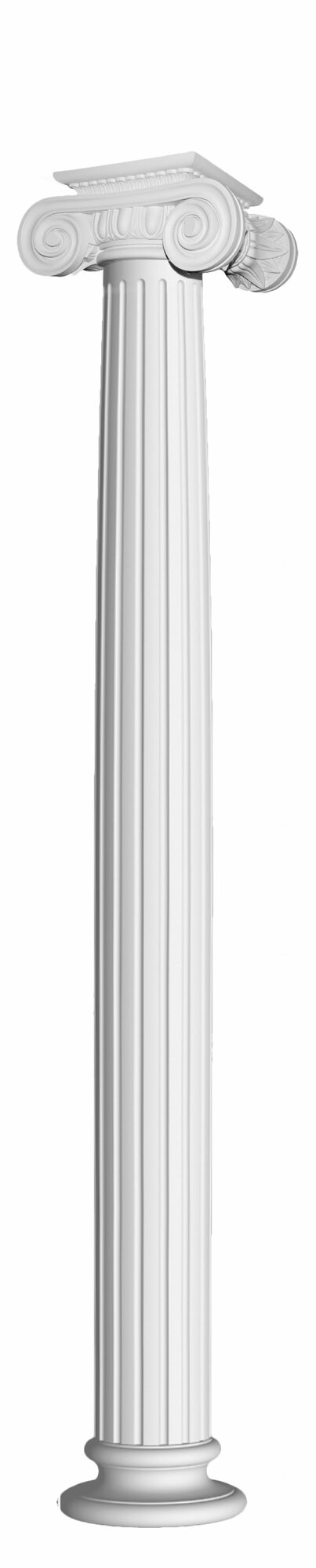Колонна Decomaster DC 8308-SET3 Комплект: Колонна DC 8308-8, Капитель DC 8303C-8, Основание DC 8302-8 / Декомастер