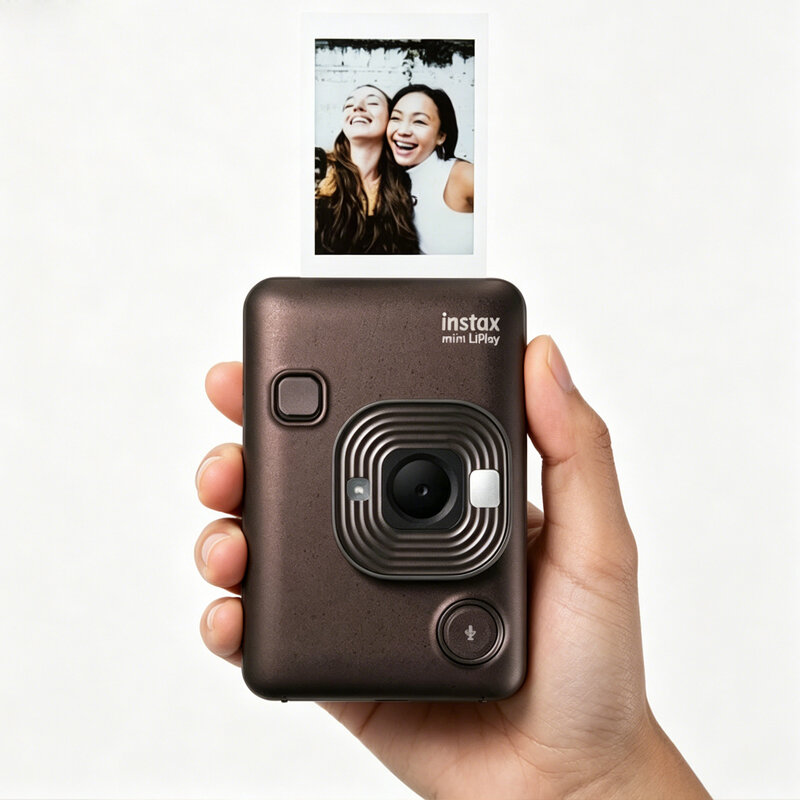 Фудзи Instax Mini LiPlay ，мгновенная камера (С функцией печати фотографий с мобильного телефона) - коричневый