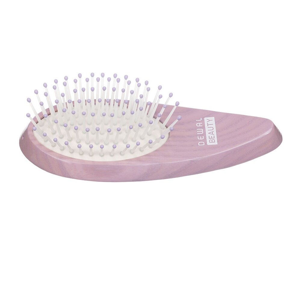 Dewal Beauty DBCL425lilac Щетка dewal beauty серия caramelмини, массажная, на подушке, с нейлоновым штифтом, из бука, лиловая