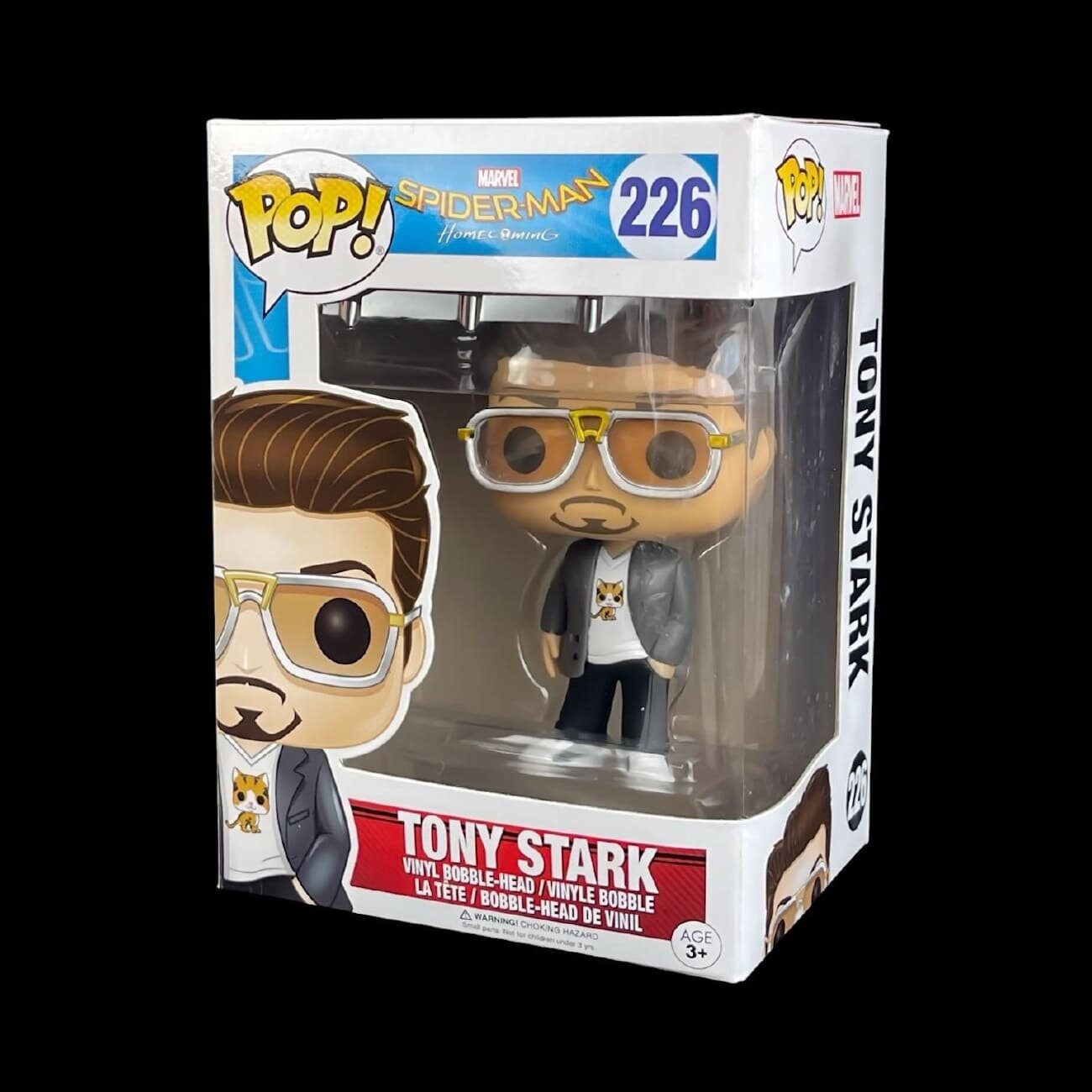 Фигурка Funko POP Tony Stark (Vaulted) из фильма Spider-Man: Homecoming Marvel / Тони Старк из Человек-паук: Возвращение домой Марвел, Фанко ПОП