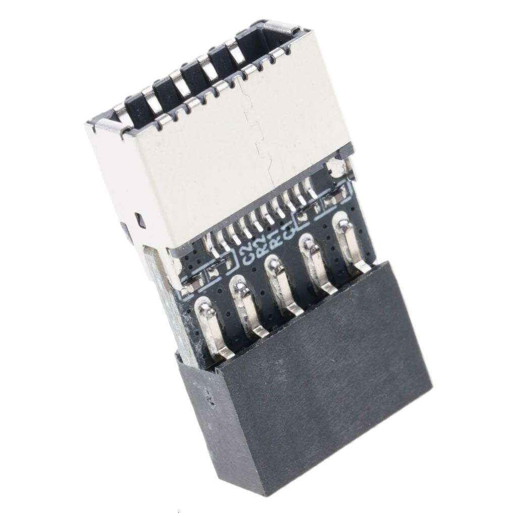 Переходник USB 2.0 9-pin (M) - Type-E 20-pin (F)