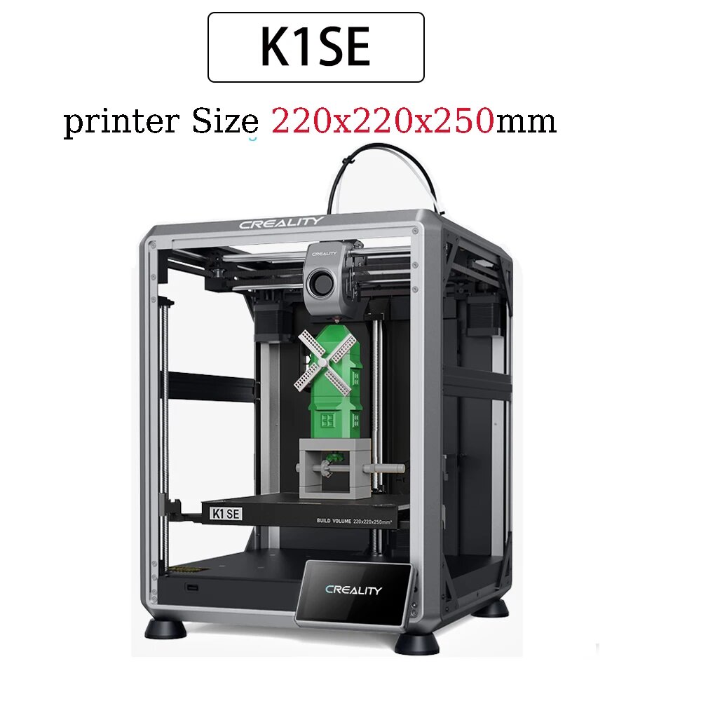 3D-принтер Creality Ender-3V3 SE 250MM/S и Ender-3V3 KE 500MM/S с быстрой печатью, автоматической уравнивацией, двойной Z-осью и оптической осью Y