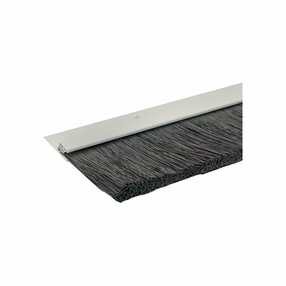 Щеточный буртик на алюминиевом держателе EKF 400*45 ЕKF Basic (2шт) BSCE4045C — фото 1