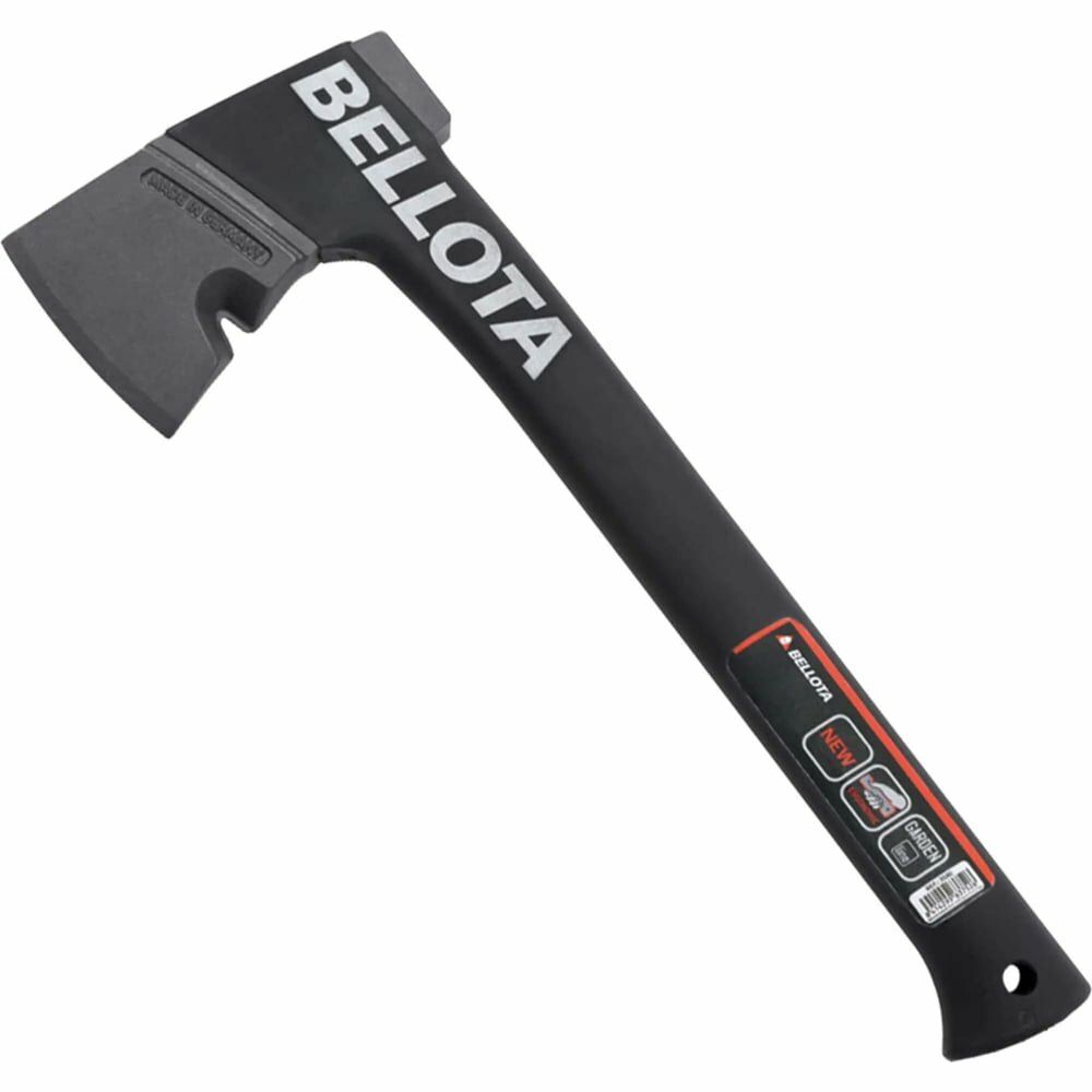 Кованый топор для садовых работ Bellota 785 г, с рукояткой из стекловолокна и защитой лезвия 3480