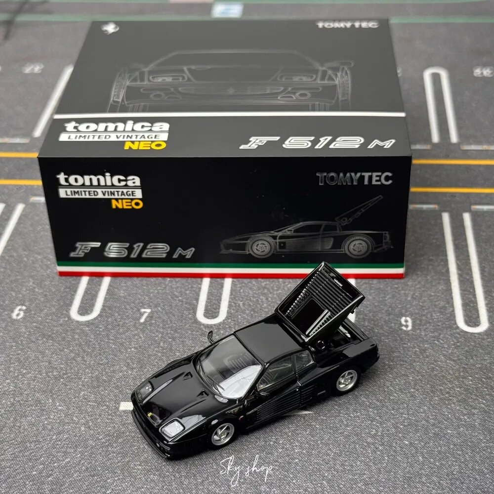 Машинка tomica LIMITED VINTAGE TLV 1:64 LV-N Ferrari F512 M (black)
