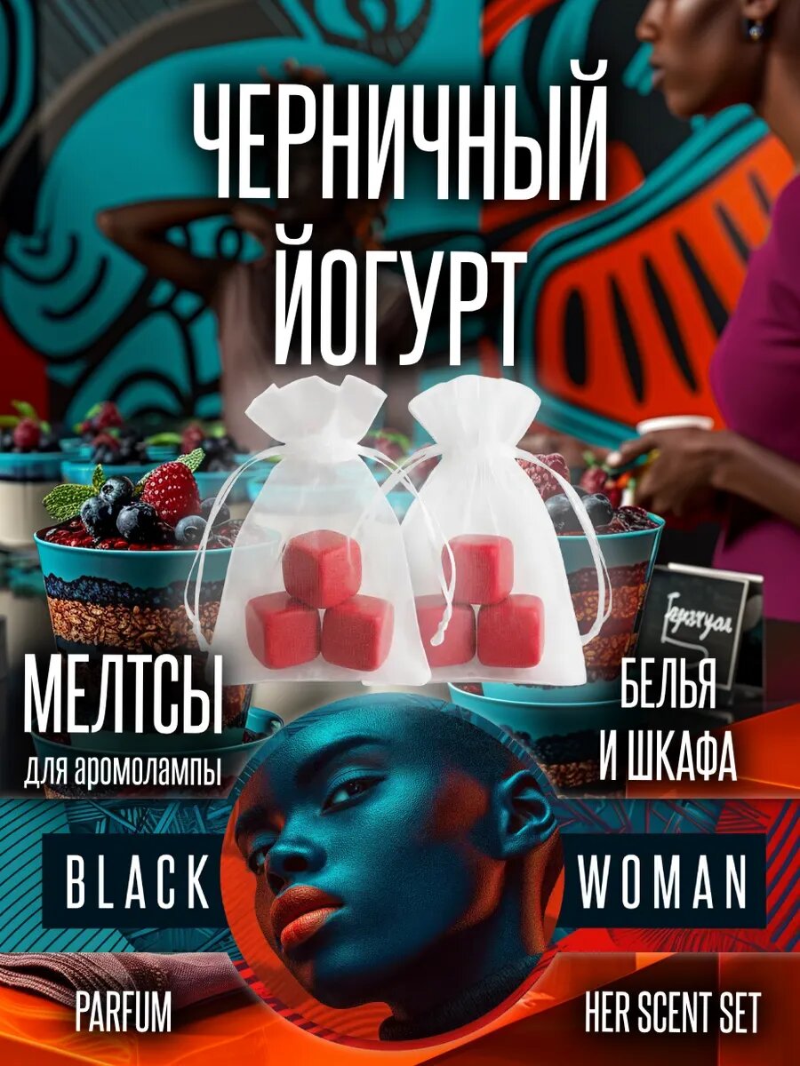 Черничный йогурт свеча для аромалампы