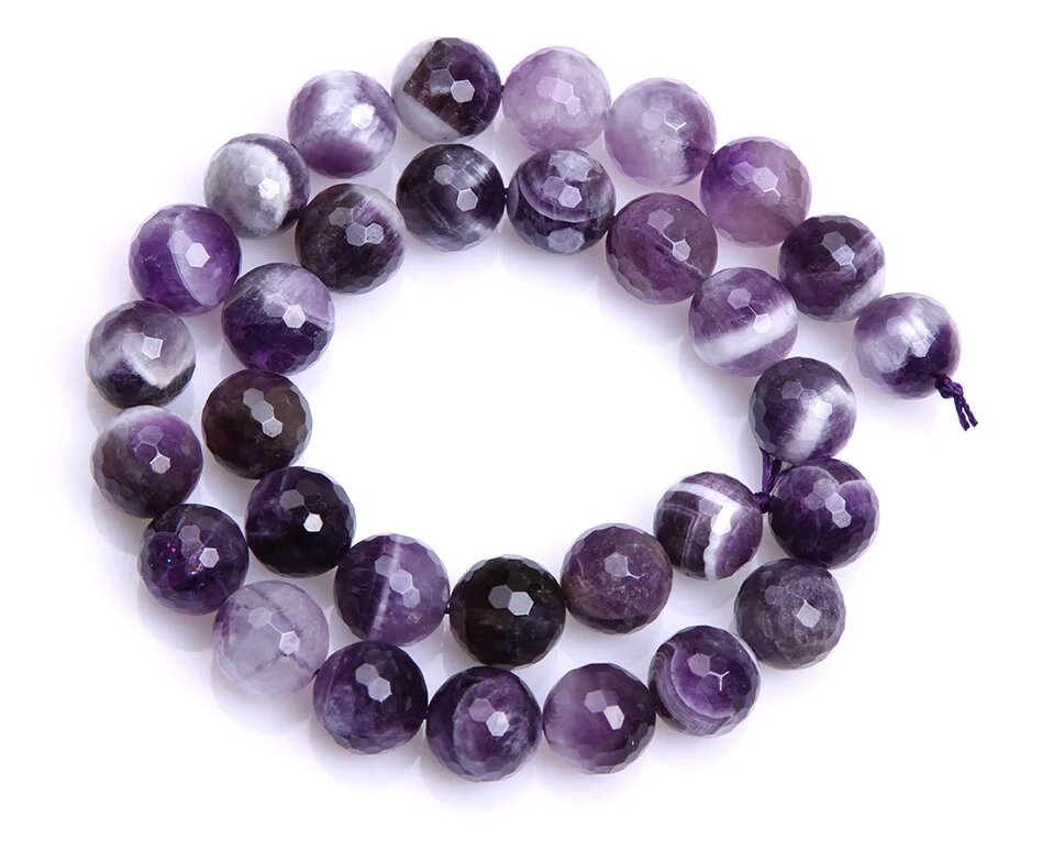 Бусины из аметиста 12 мм, GEM-inside