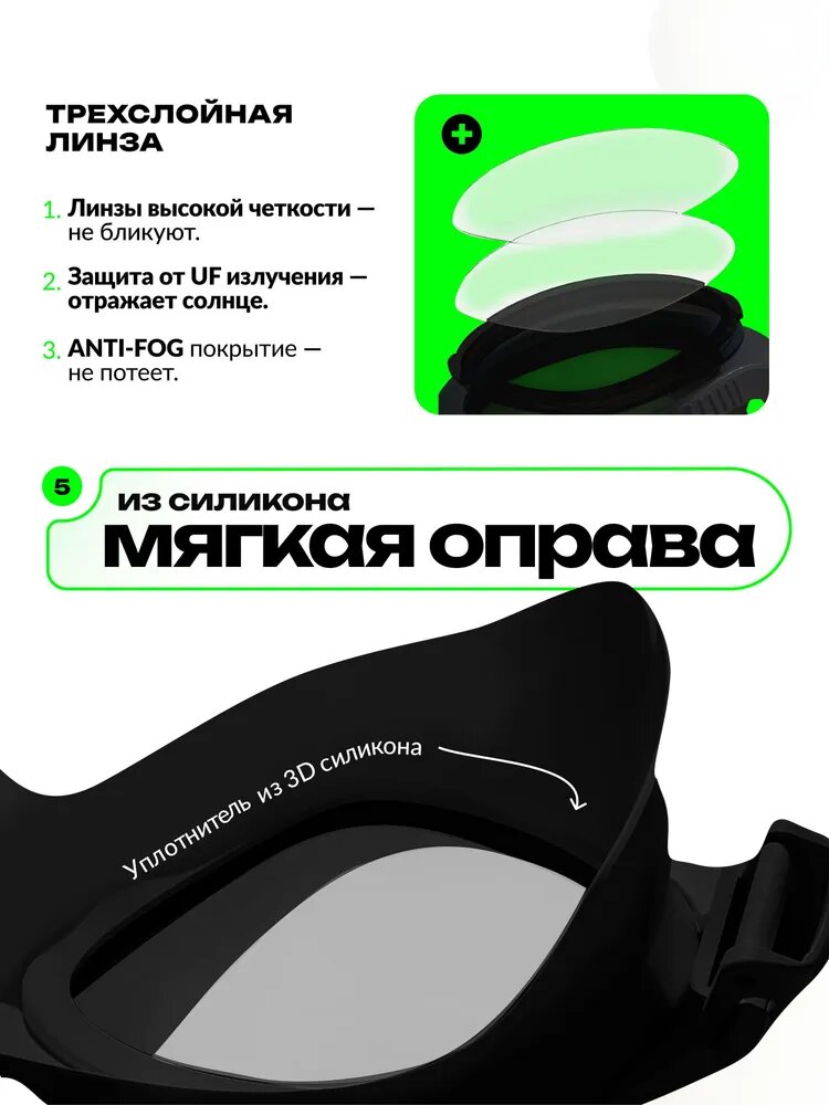 Очки для плавания — фото 1