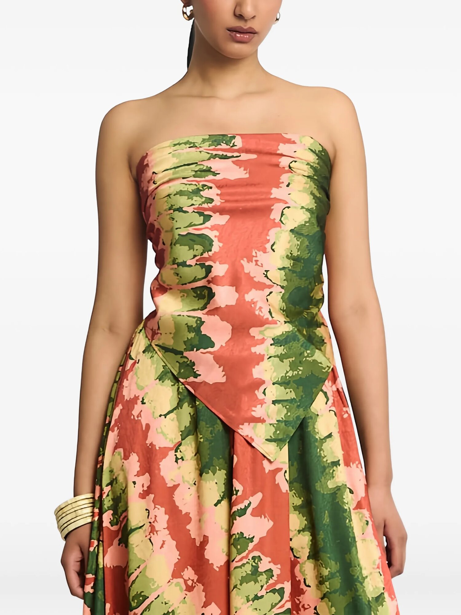 Топ DIARRABLU Abstract-print strapless top, размер OneSize — фото 1