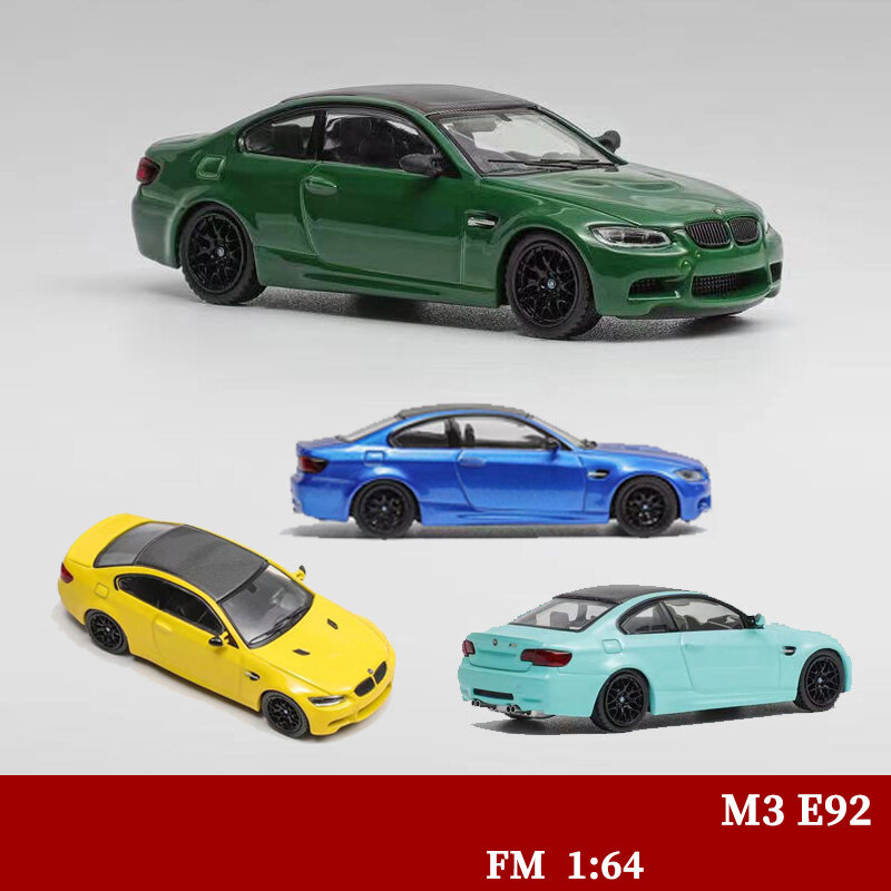 Миниатюрная модель автомобиля из литого металла БМВ M3 E92 модель автомобиля Игрушки 1:64 BMW M3 E92