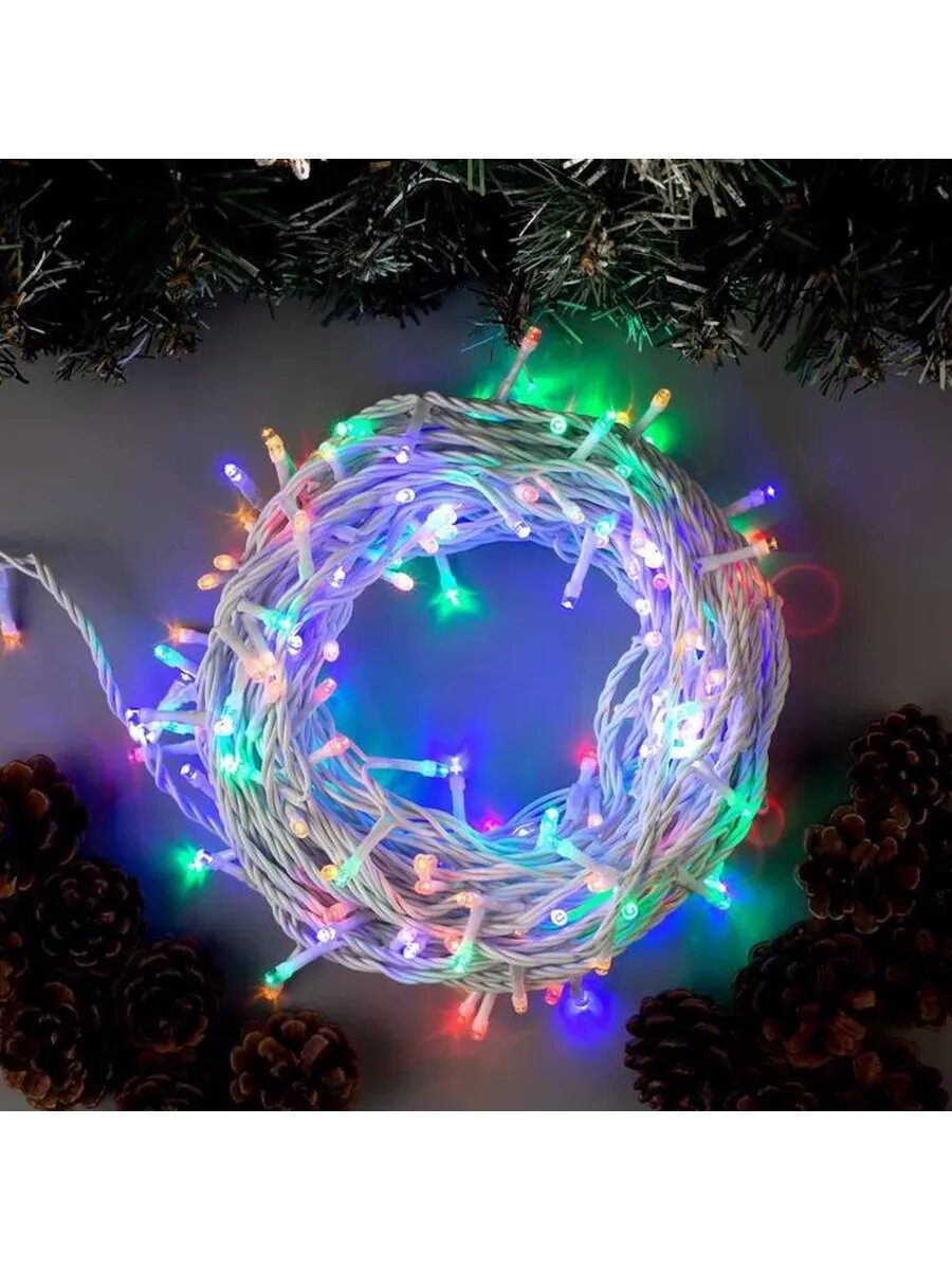 Мульти LED Гирлянда для улицы 20 м — фото 1