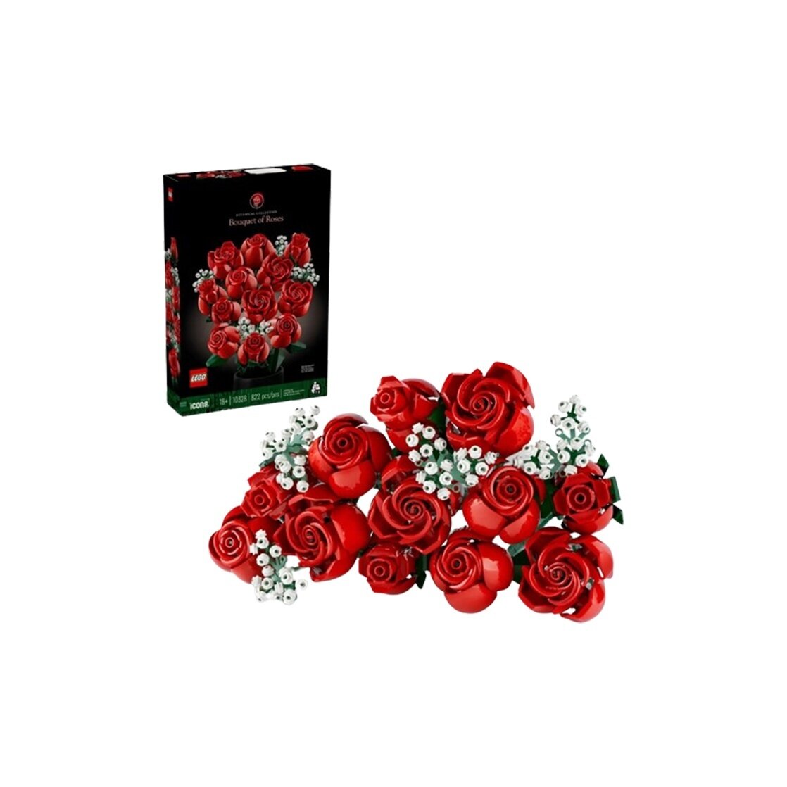 LEGO Icons Floral Collection Розовый Букет Сборный конструктор 822 шт. 10328 1