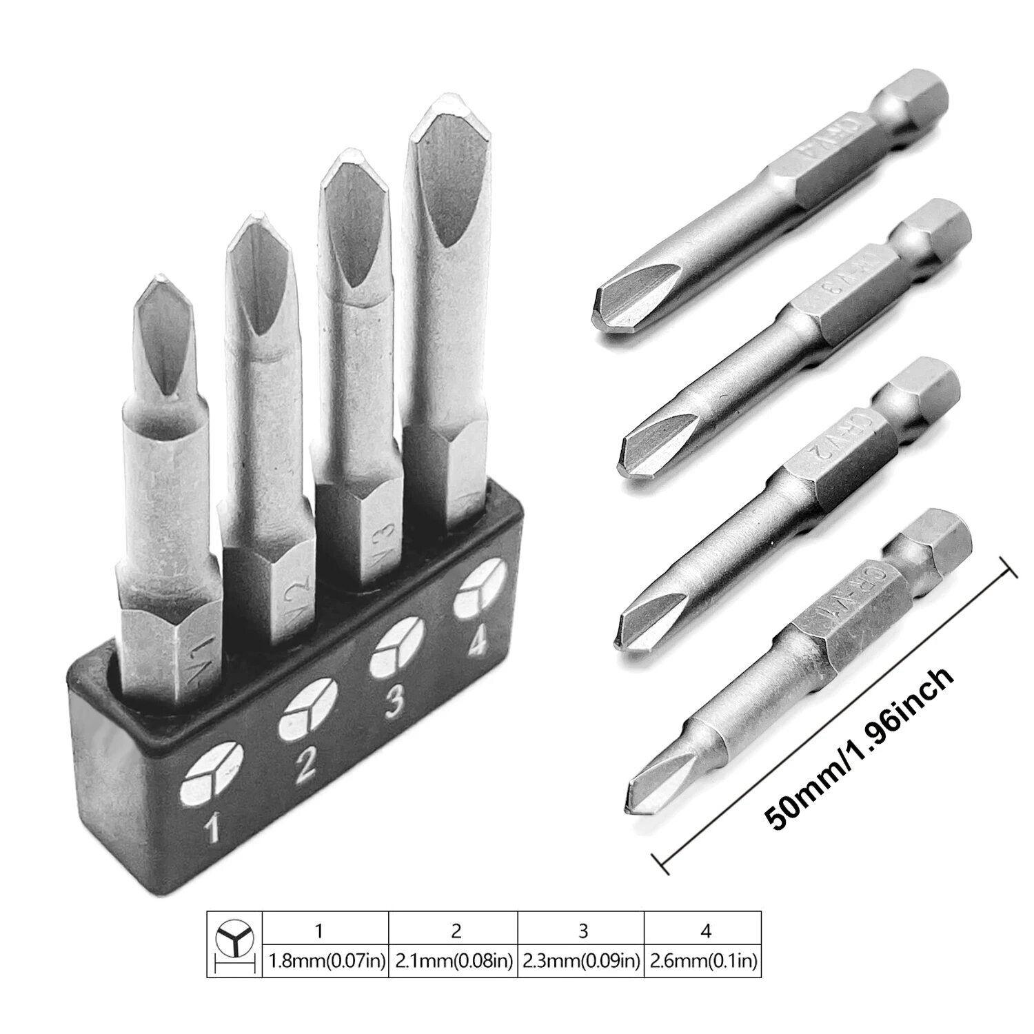 Стальной сплав набор головок отверток Screw Bit Y Shape