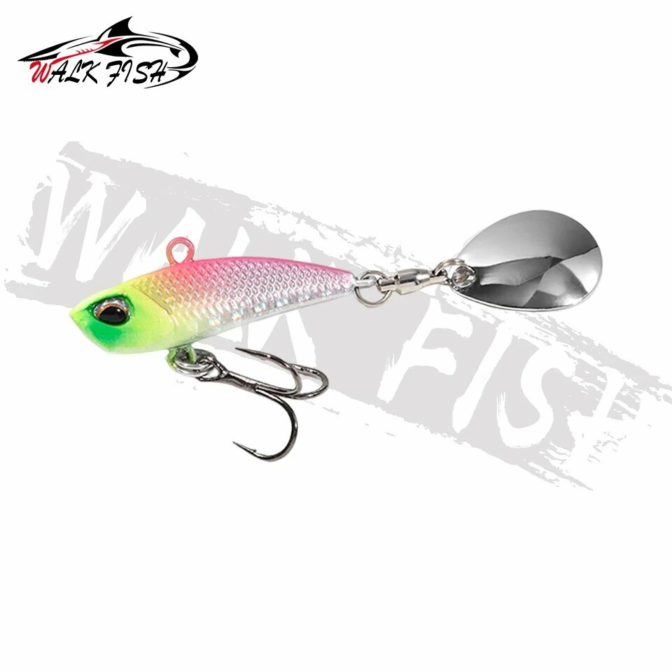 WALK FISH Приманка VIB 7-21г Розовый, 21g 81mm, E5