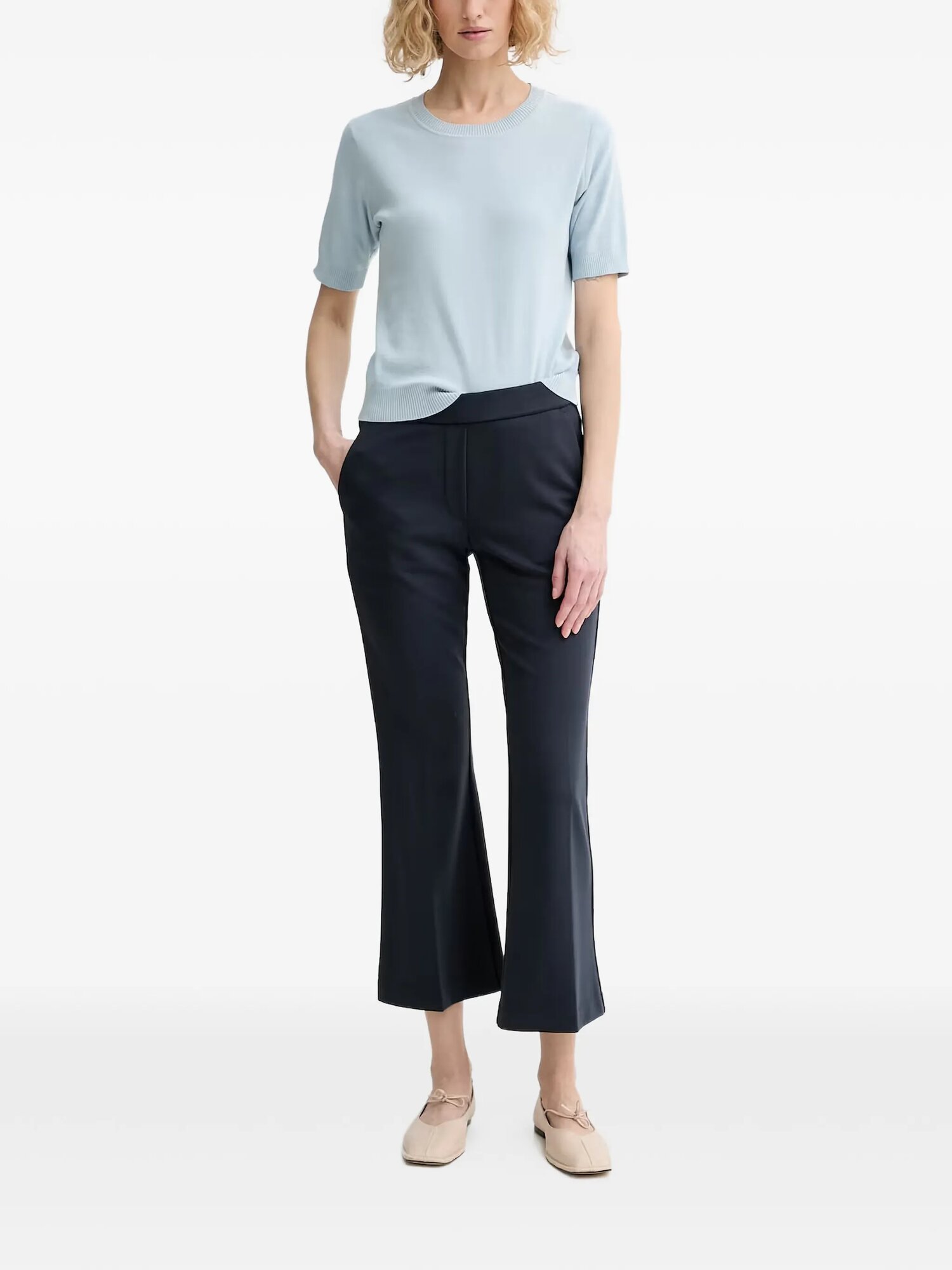 Брюки Marc O'Polo Cropped flared trousers, размер 42 EU — фото 1