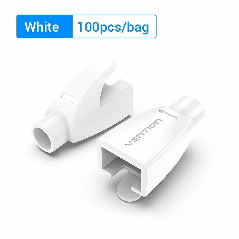 Колпачки Vention изолирующие для разъемов RJ-45 (100шт.) (IODW0-100)