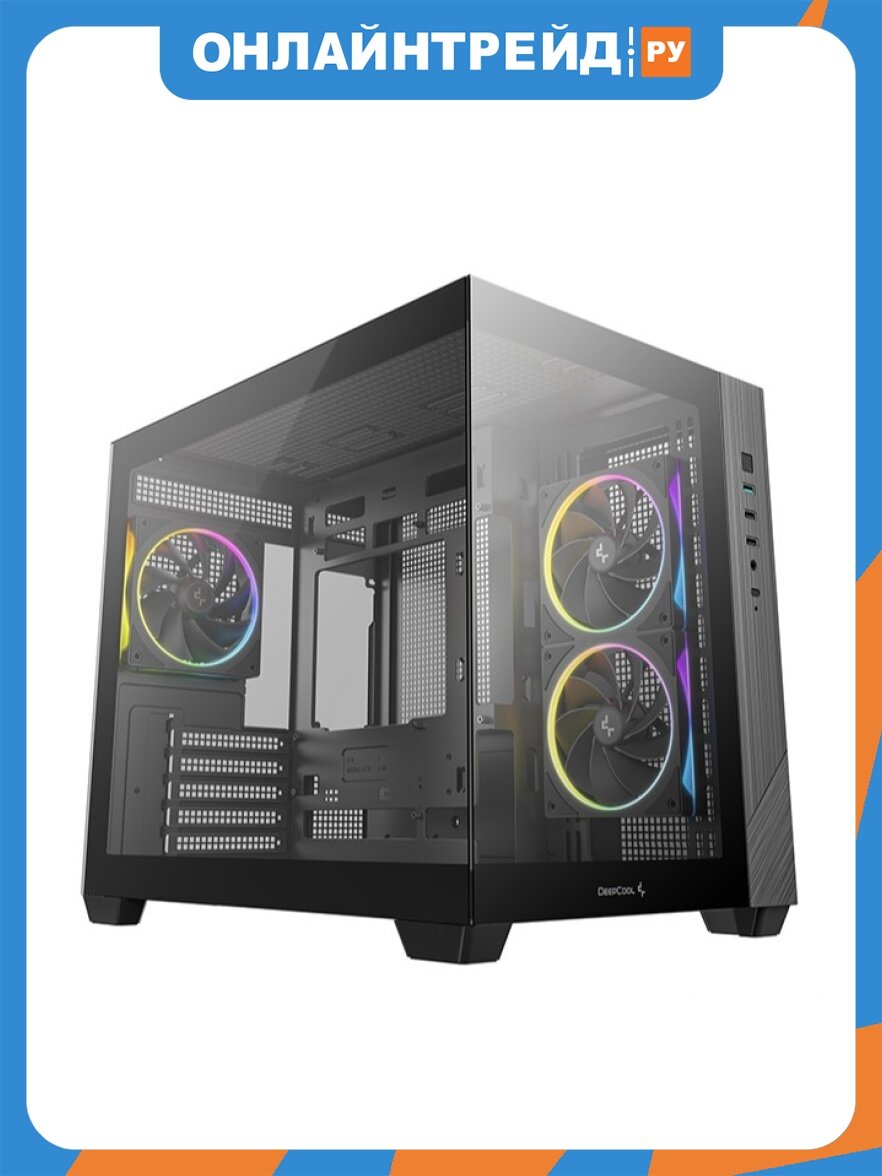 Корпус Deepcool CG330 3F, черный