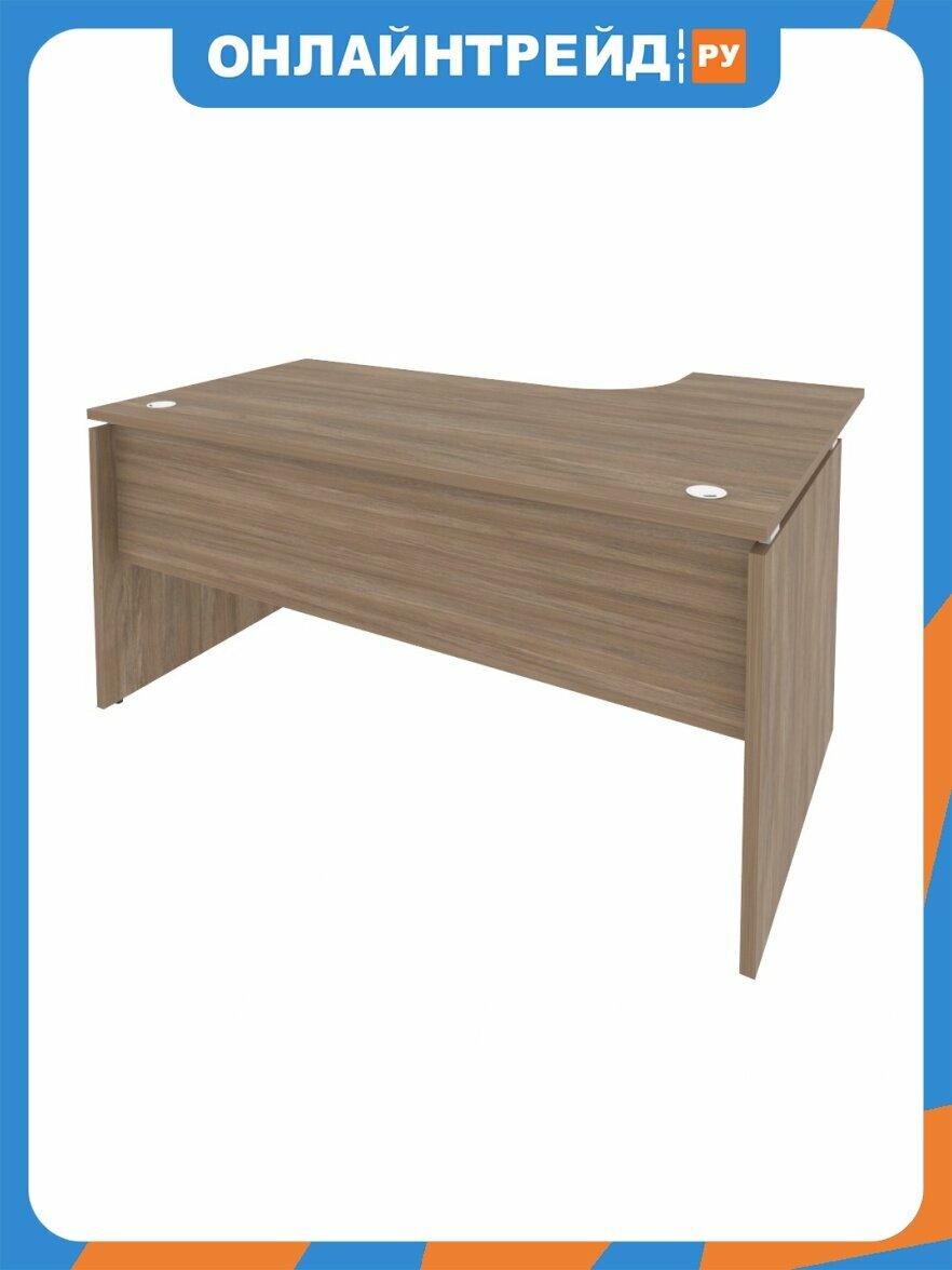 Стол эргономичный Riva CHAIR левый O. SA-4 (L) Дуб аризона 1580*1180*750 Onix