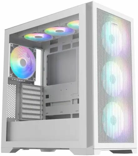 Компьютерный корпус ARDOR GAMING Aeris R7 (GAMING AERIS R7) белый - Midi Tower, E-ATX, USB 3.2 Gen 1 Type-A, USB 3.2 Gen 2 Type-C